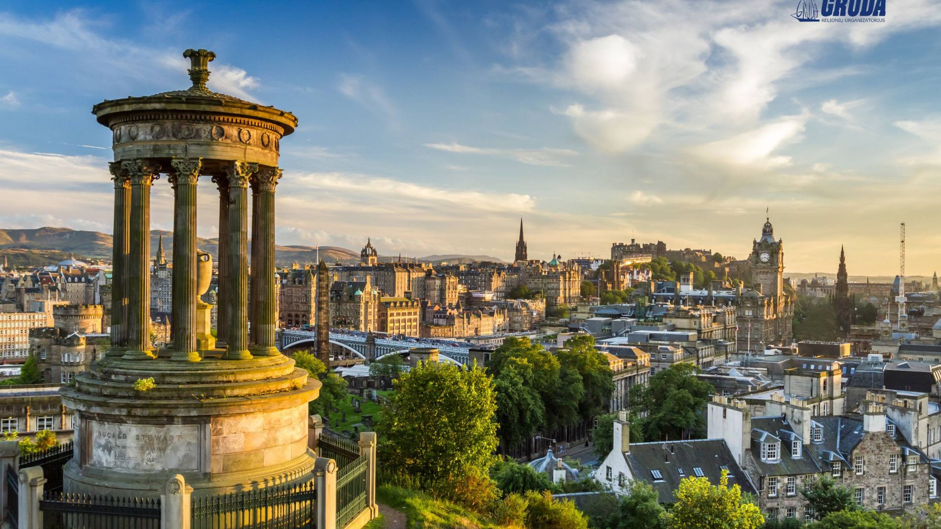 Škotija - lėktuvu | Pažintinė kelionė į Škotiją | Kelionė į Edinburgą